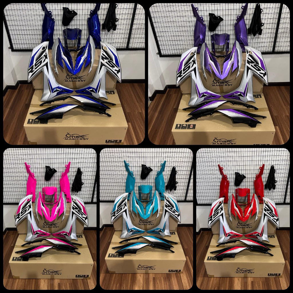 MAGIC BOY COVER SET RSX150 MX KING RED / BLUE / PINK / ROYAL PURPLE ...
