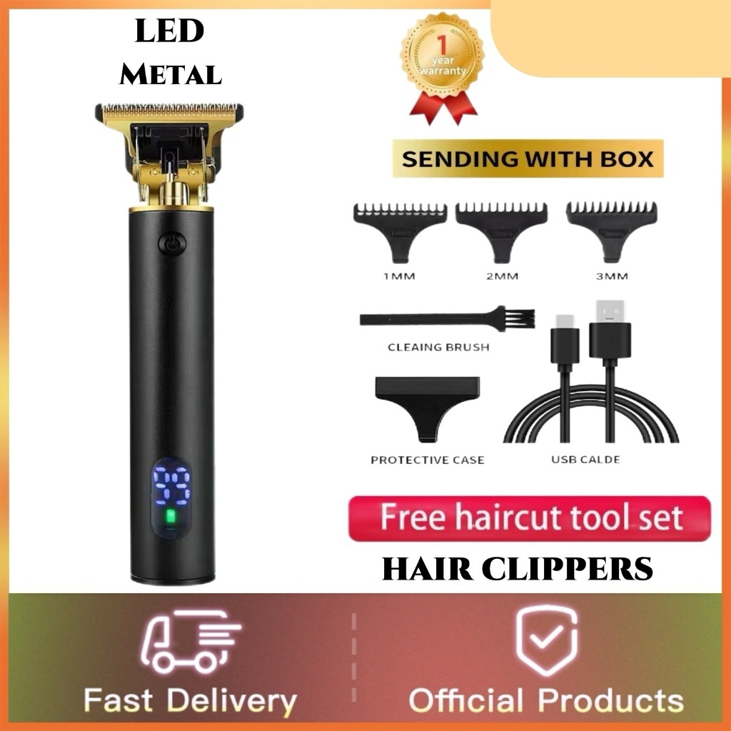 LED Electric Hair Clipper Hair Trimmer barber beard trimmer Shaver Man ...
