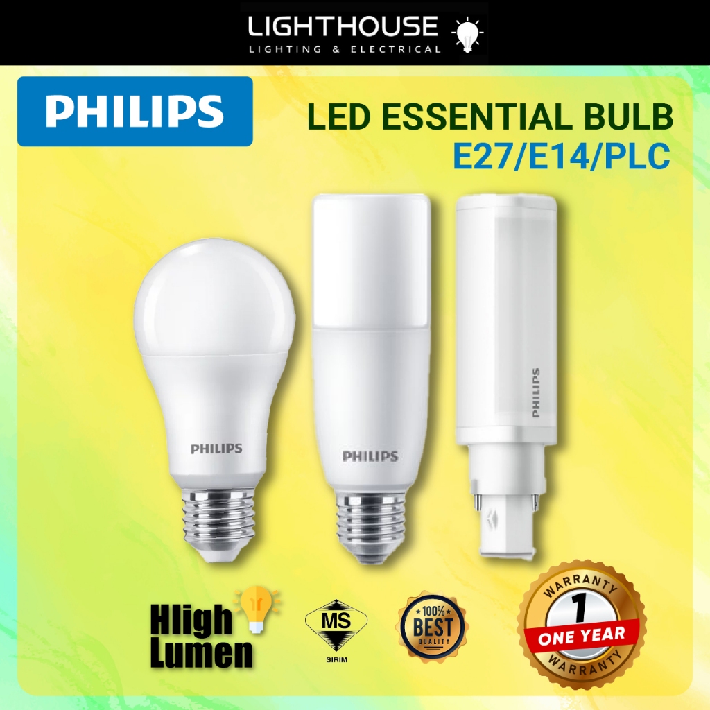 [ LIGHTHOUSE💡] 【100% ORIGINAL】E27 ESSENTIAL LED BULB LED STICK LED PLC ...