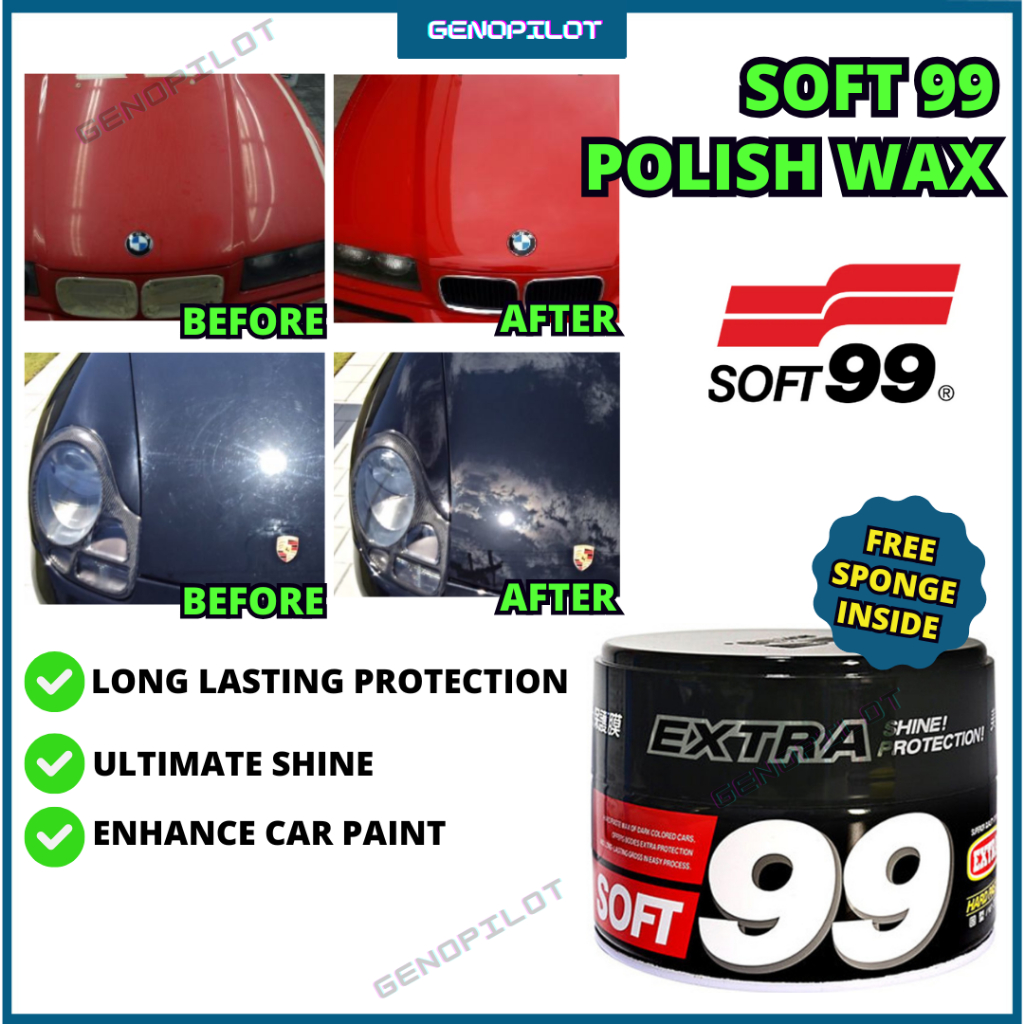 🔥SOFT 99 CAR POLISH WAX🔥 300G Extra Shine Protection Hard Paste Wax ...