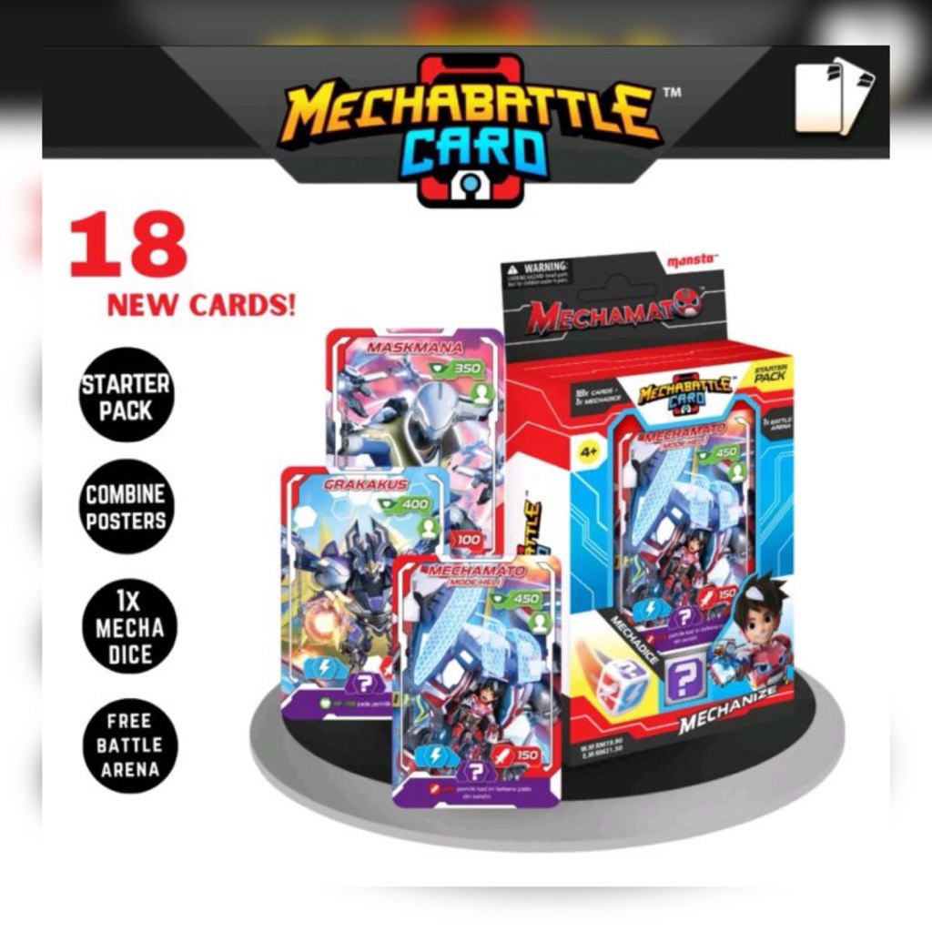 Mechamato Mechabattle Card - Starter Pack | Shopee Malaysia