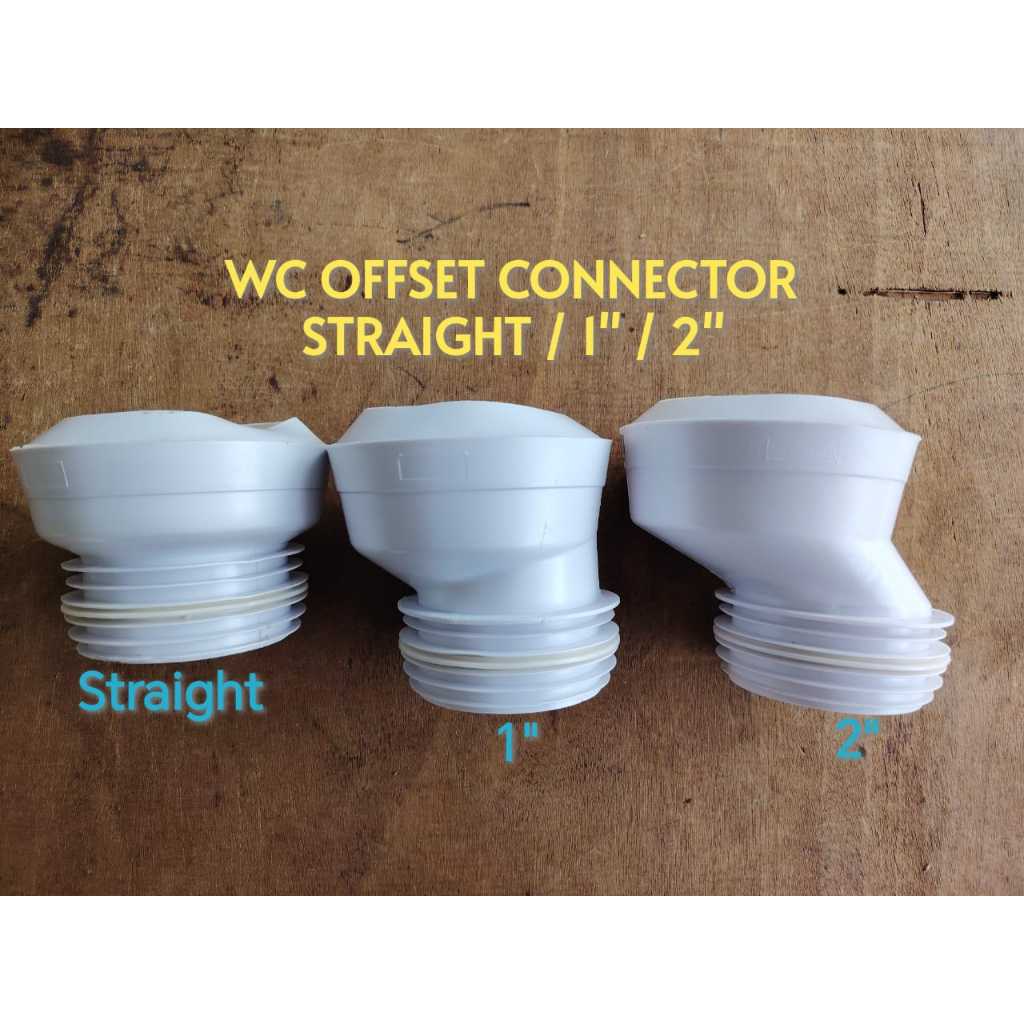 WC OFFSET Connector toilet / Straight / 1" / 2" Toilet Pan Offset ...