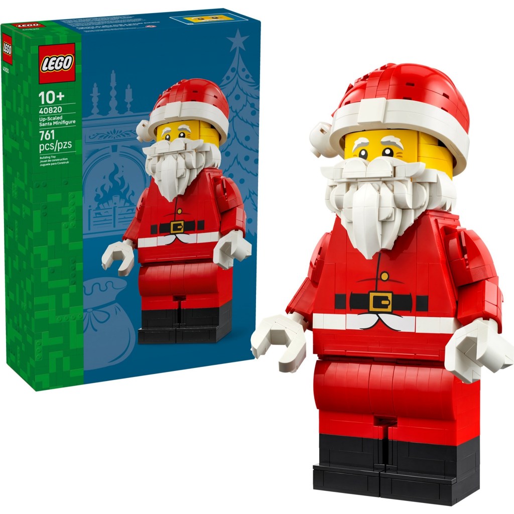 LEGO 40820 Up-Scaled Santa Minifigure | Shopee Malaysia