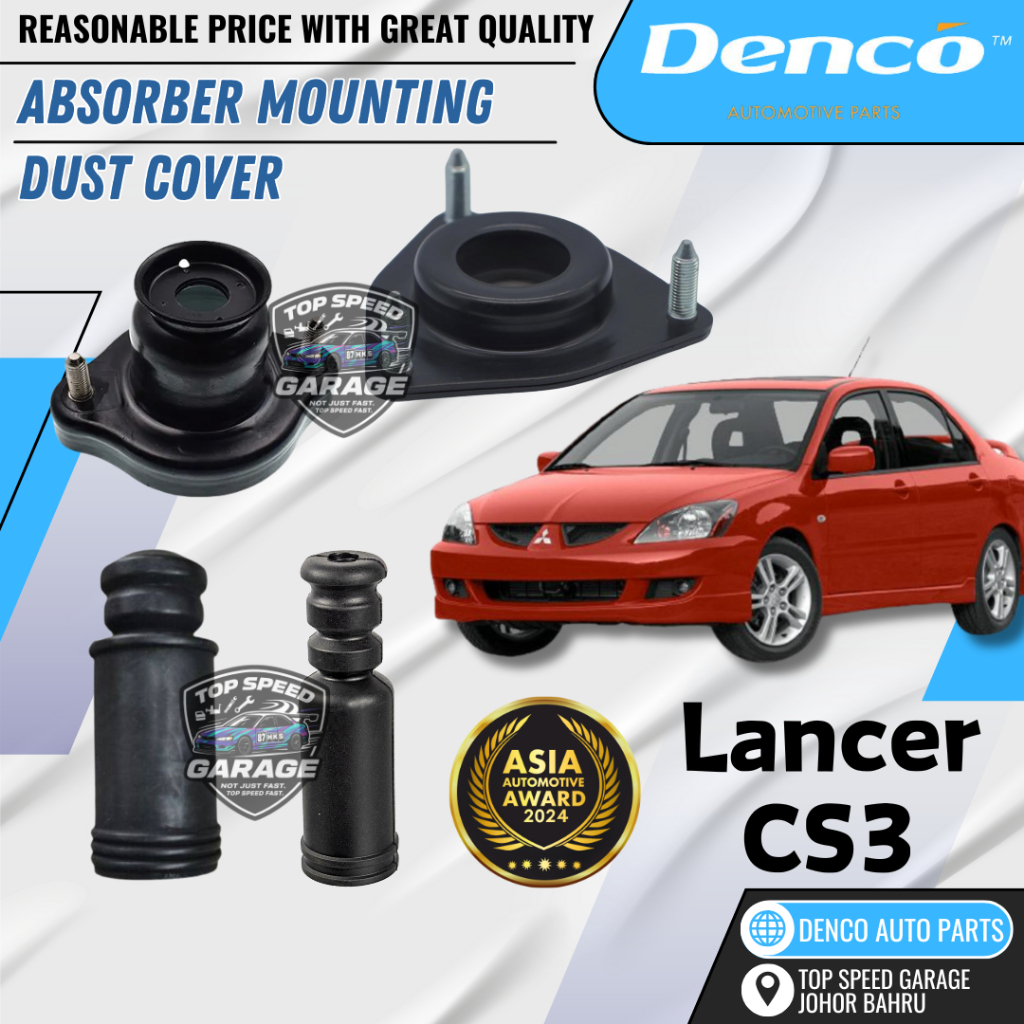 DENCO - Mitsubishi Lancer CS3 - Absorber Mounting, Dust Cover with bush ...