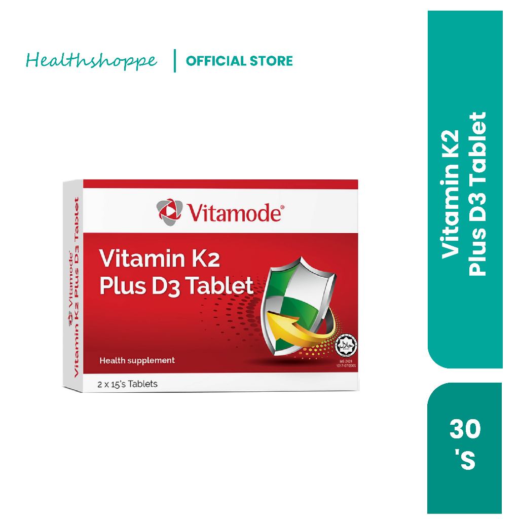 VITAMODE Vit K2 Plus D3 Tablet | Bone Strength, Calcium Absorption ...