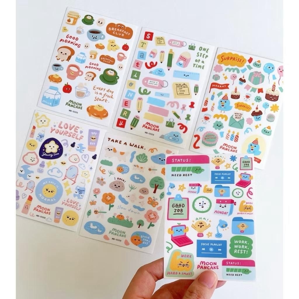 Mini Sticker by Moon Pancake (Mari Ke Kedai) | Shopee Malaysia