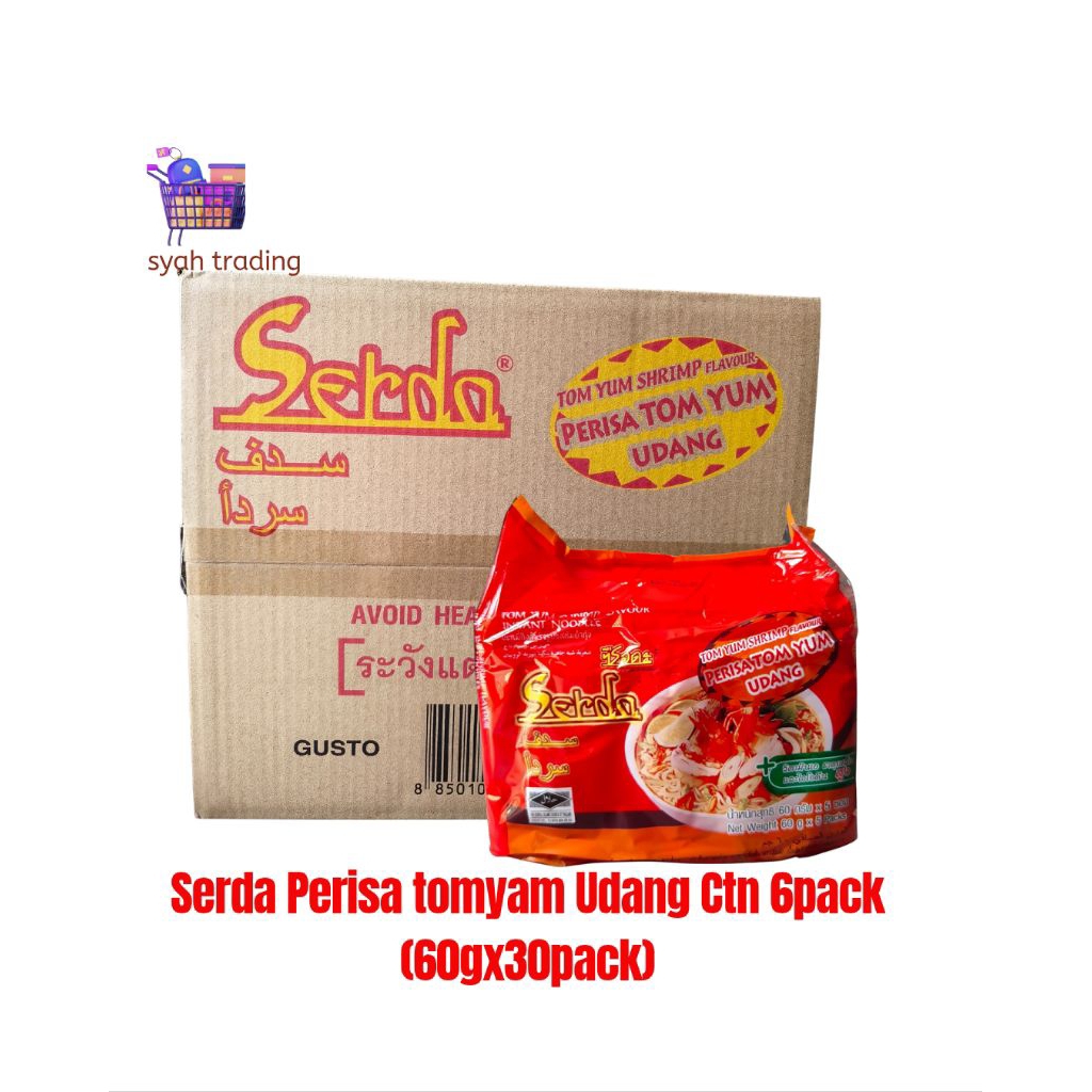 Meggi Serda Perisa Tomyam Ctn 6pack 60gx30pack | Shopee Malaysia