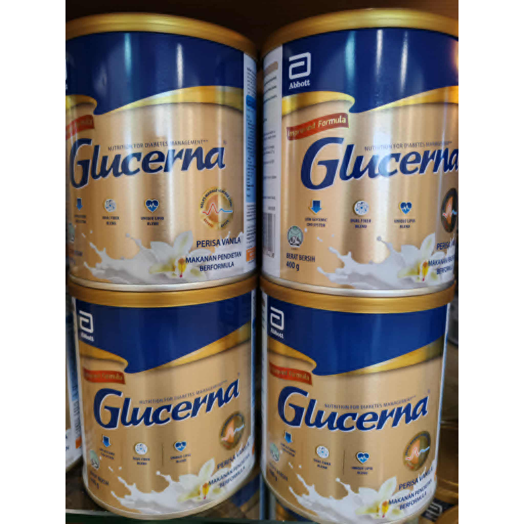 Glucerna Vanilla / Wheat / Chocolate 400g * Diabetes-Specific Formula ...
