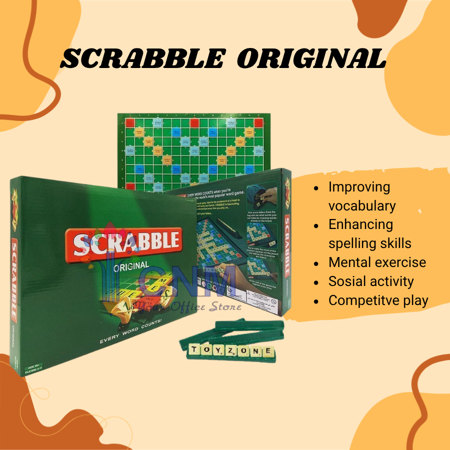 Scrabble Original / Crossword Word Game | Shopee Malaysia