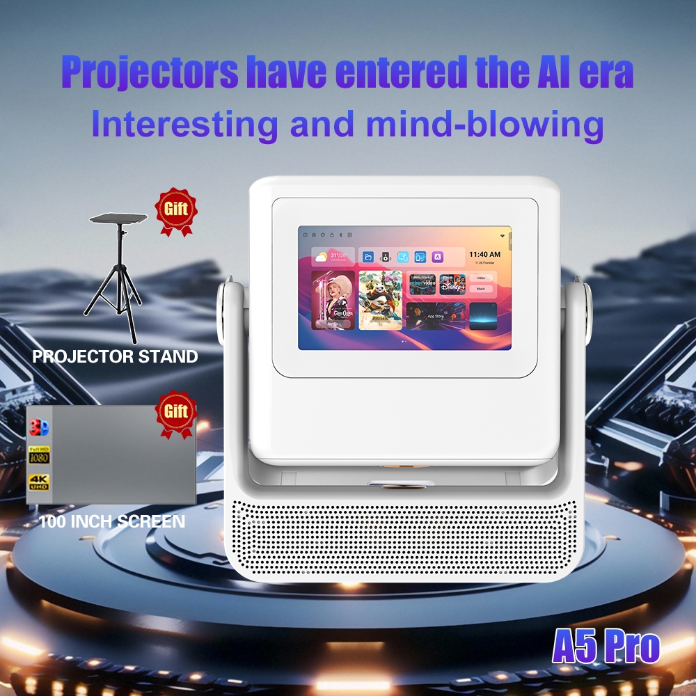 KTV touch screen 4K portable projector A5Pro learning machine Tablet ...