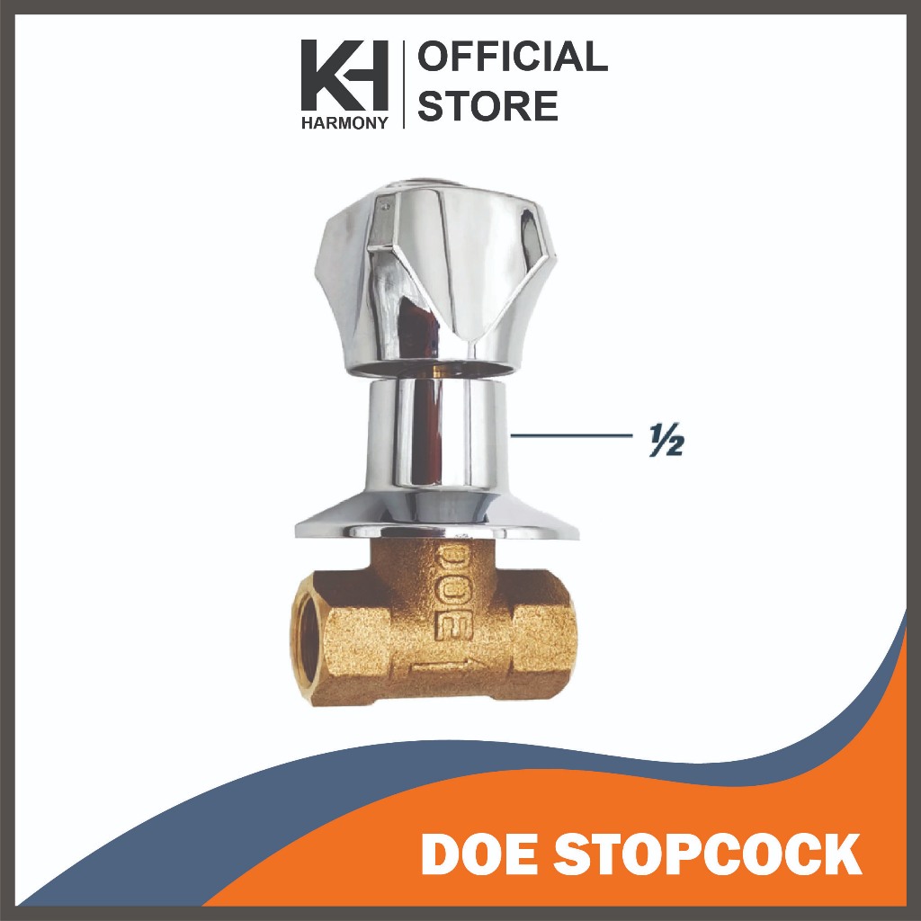 DOE DE60(RP) Water Tap Stopcock 1/2" DOE Stopcock Valve DOE Stopcock ...