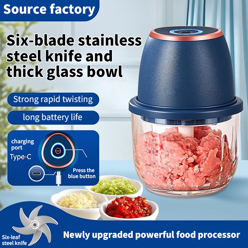 Mini Blender Pengisar Bawang Putih Garlic Chopper Electric Food Chopper ...