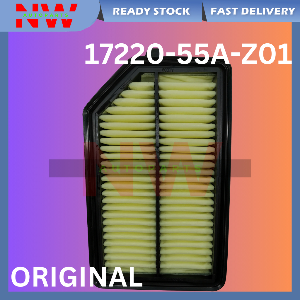 ORIGINAL HONDA CITY GM6 T9A , JAZZ GK T5A , BRV AIR FILTER ( 17220-55A ...
