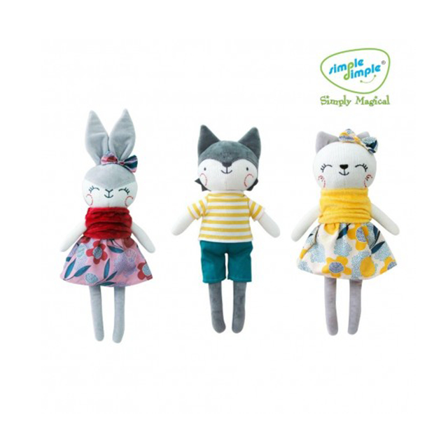 Simple Dimple Baby Animal Soft Toy (FOX/CAT/LION) | Shopee Malaysia