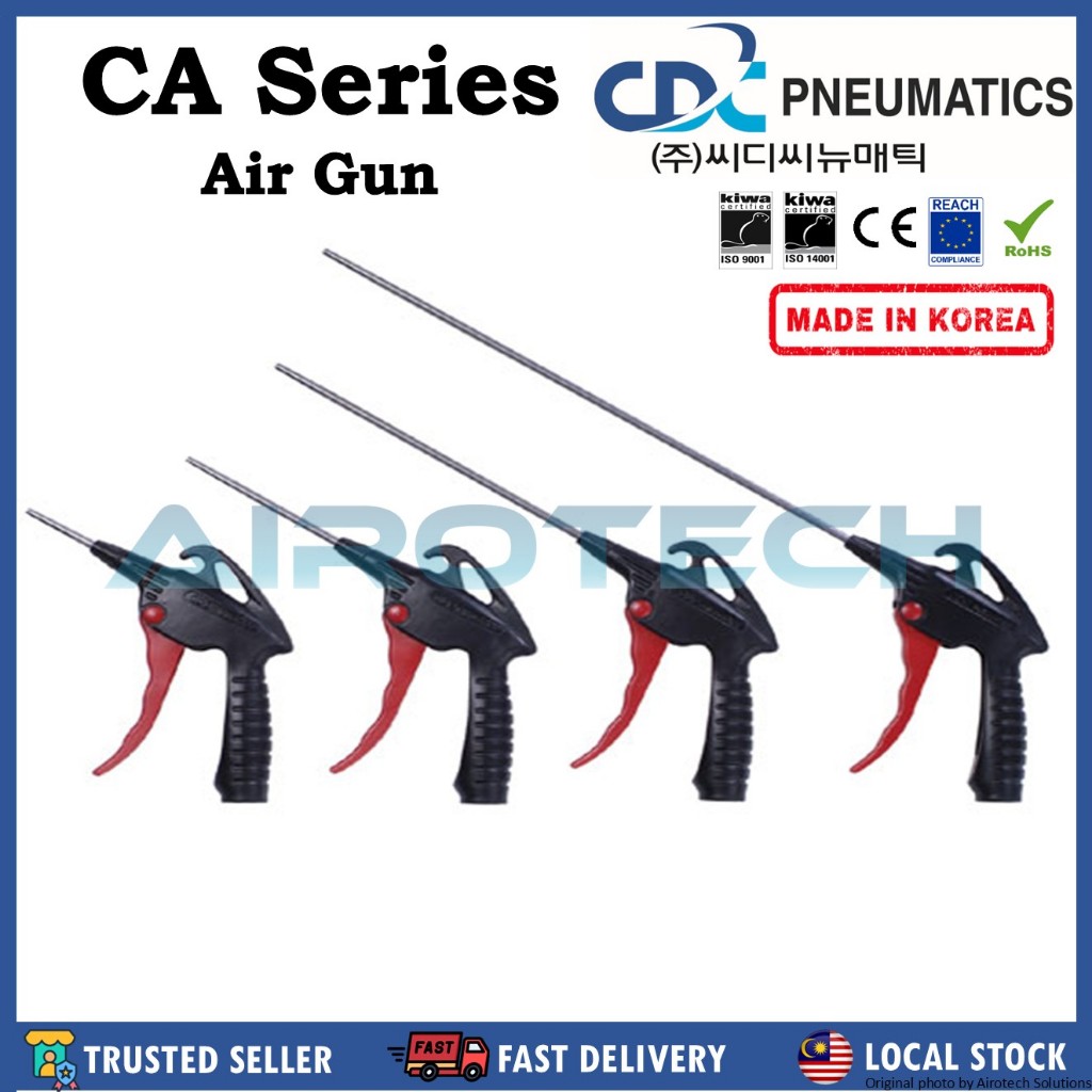 CDC Pneumatics [MADE IN KOREA] Air Blow Guns Nozzle Length 50mm 100mm ...