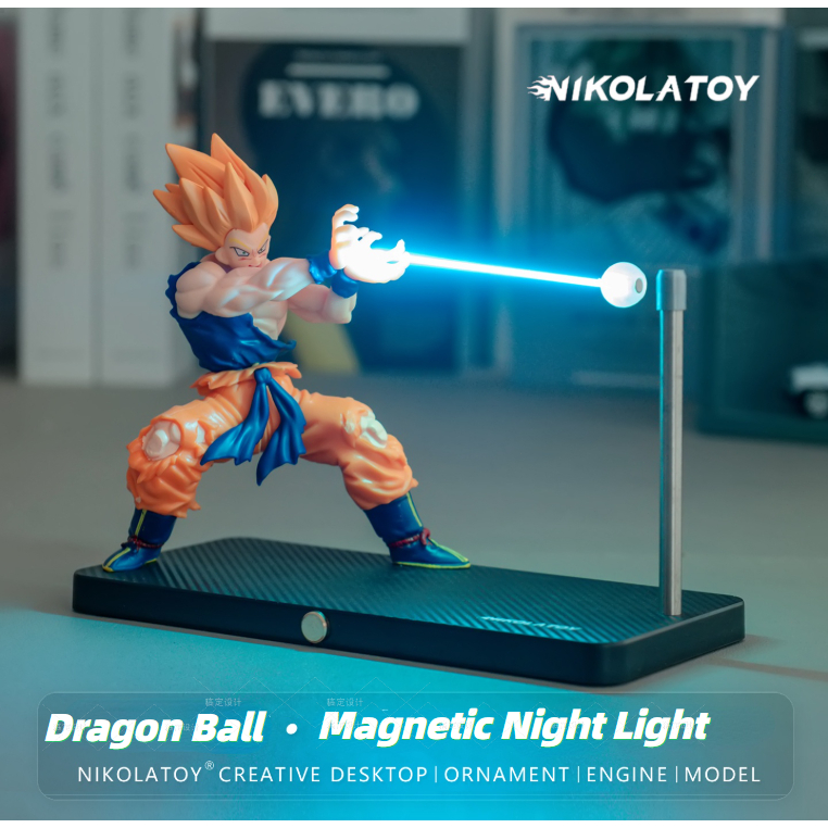 Boy's Gift 🎁Dragon Ball Z Goku Kamehameha Magnetic Levitation Night ...