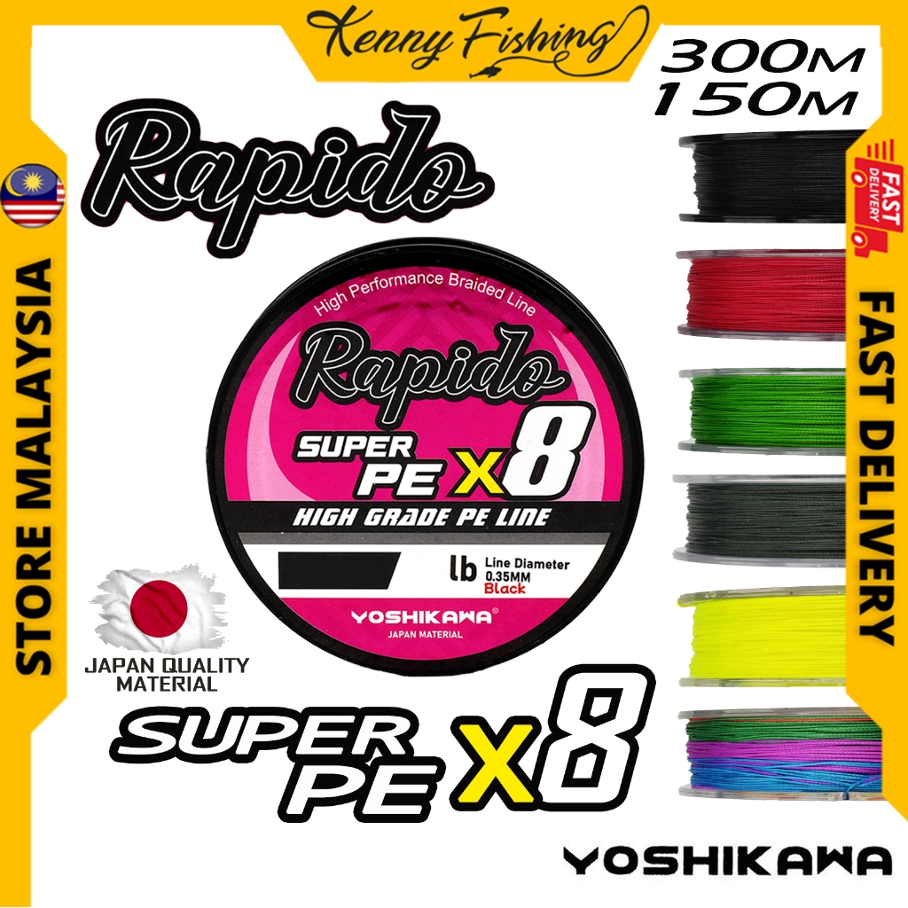Yoshikawa Rapido 8x 150m 300m x8 | Shopee Malaysia
