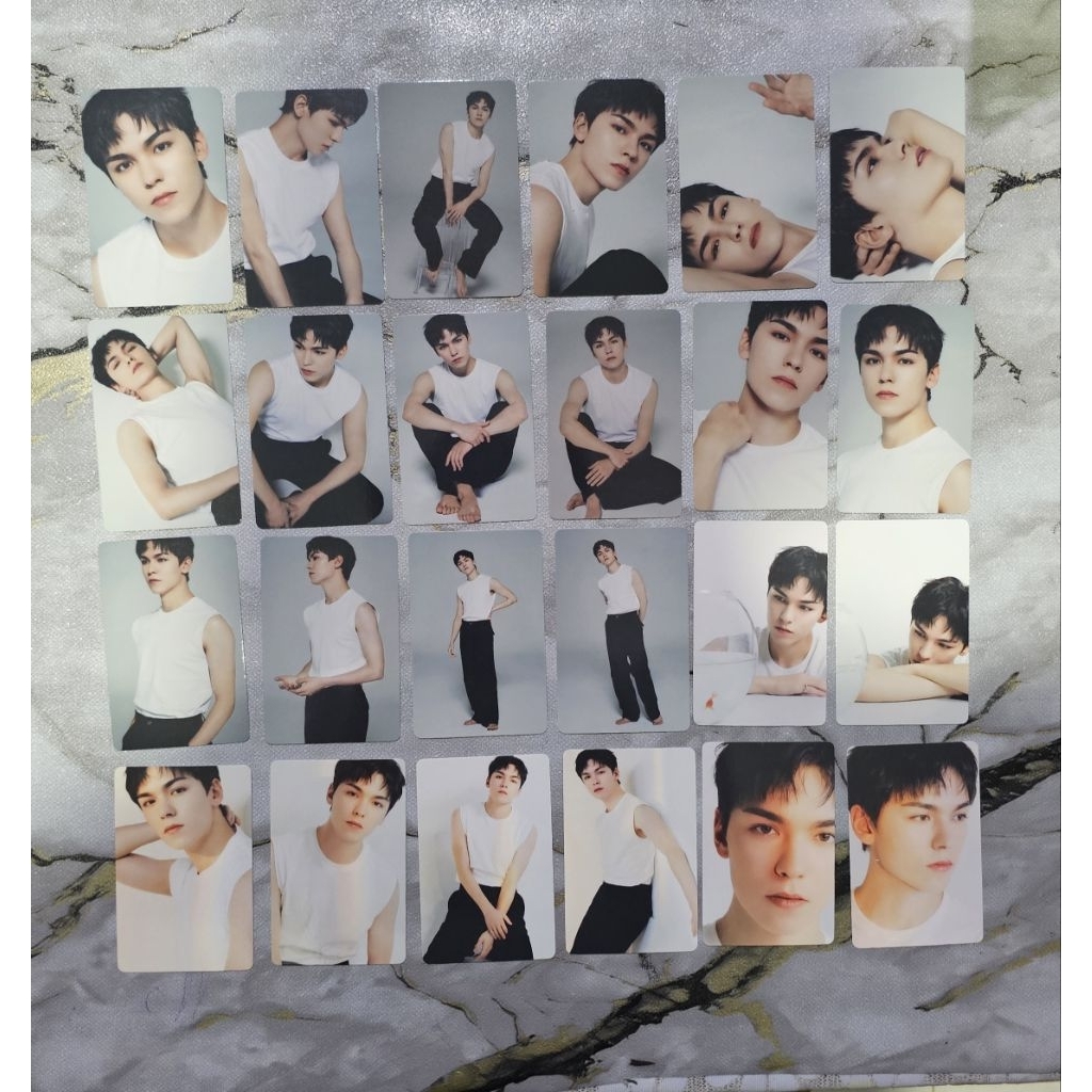 (1 Set 24 PC) VERNON version Dear Ver. SEVENTEEN ALBUM '17is right here ...