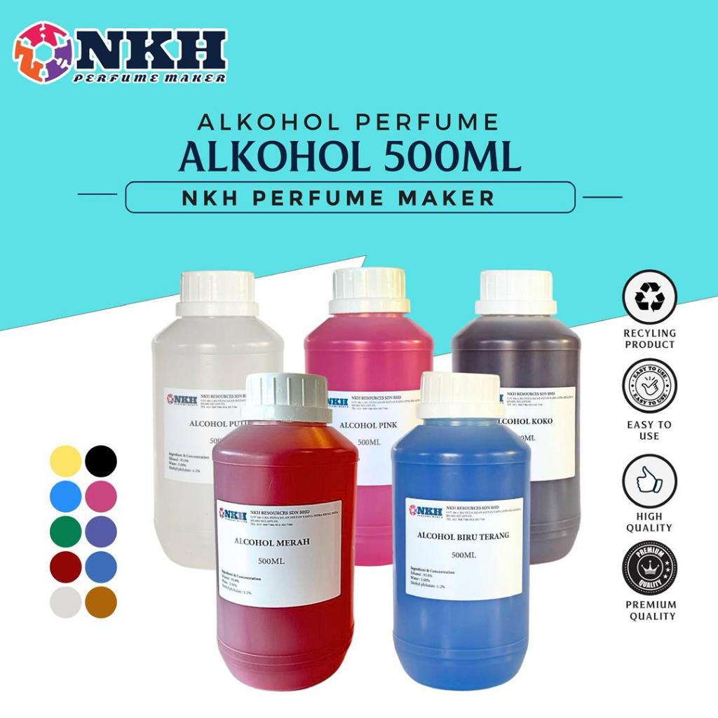 [ 1 PCS ] ALCOHOL FOR PERFUME / EDP SOLVENT ( 500ML ) | Shopee Malaysia