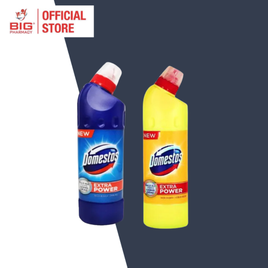 DOMESTOS EXTRA POWER TOILET CLEANER 500ML (Original / Citrus Fresh ...