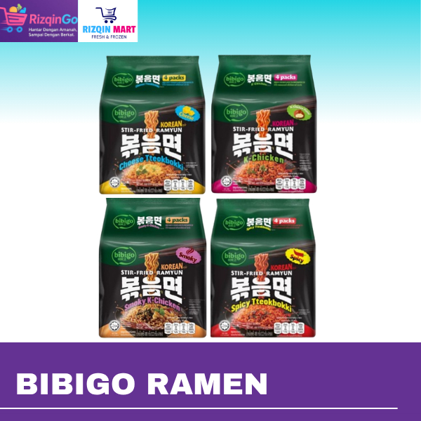 Bibigo Korean Spicy Ramen - 4 Perisa Pilihan | Shopee Malaysia