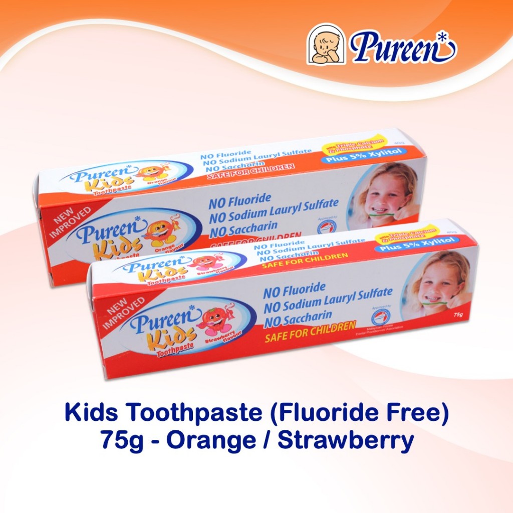 Pureen Kids Toothpaste - Fluoride Free (75g) | Ubat Gigi Kanak-kanak ...