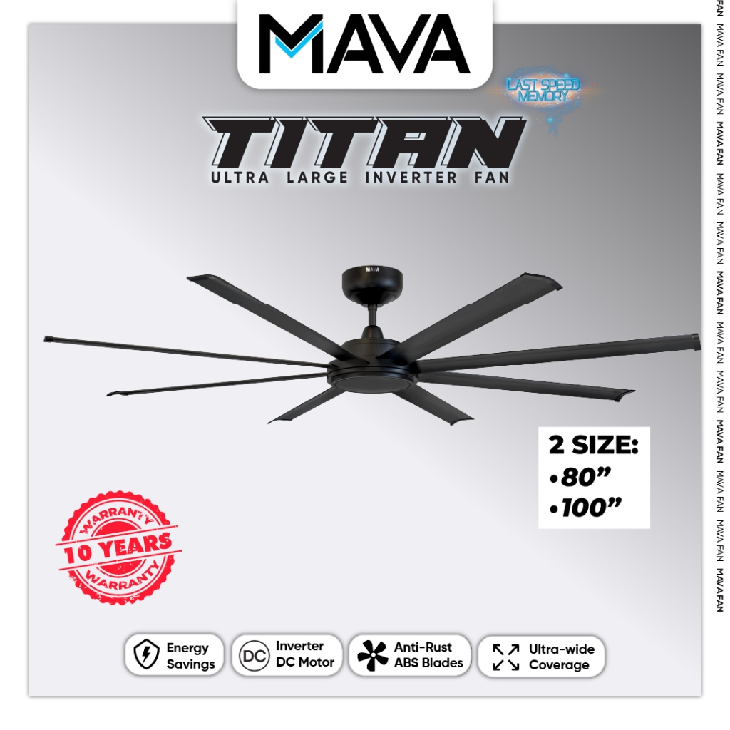 [ MAVA TITAN ] 80"/100" DC INVERTER FAN | CEILING FAN | ULTRA-WIDE ...