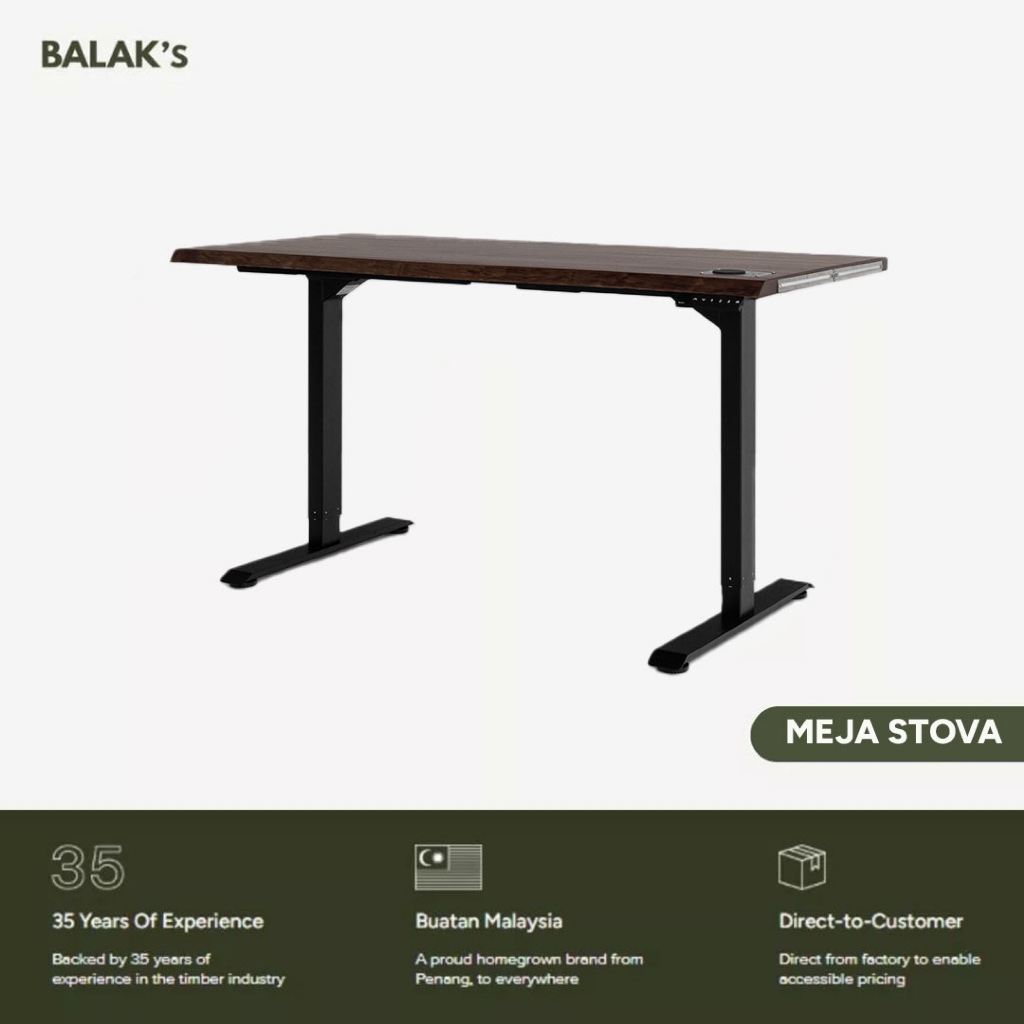 BALAK's Meja Flagship Stova - Adjustable Electric Ergonomic Standing ...