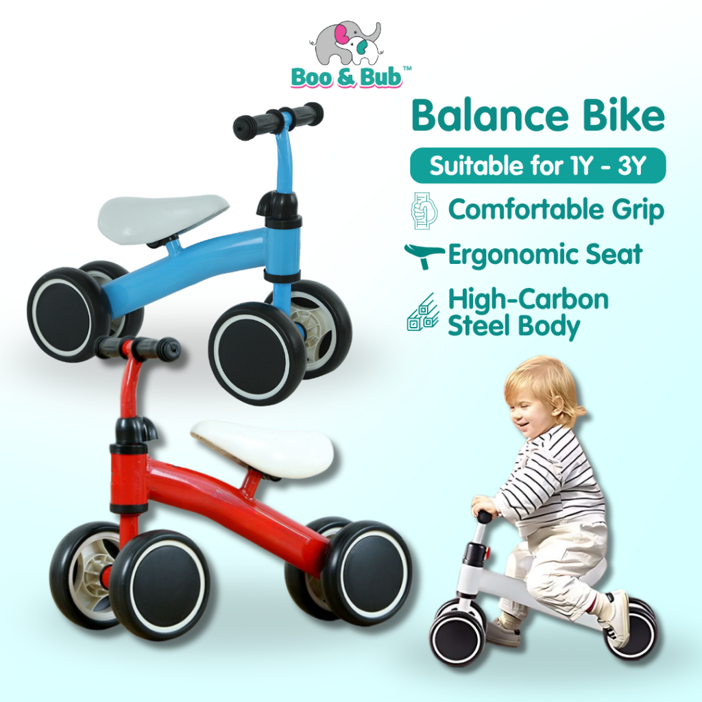 Boo&Bub Kids Balance Bike Tricycle Baby Balance Bike Scooter Bicycle Kids Walking Bike Baby ...