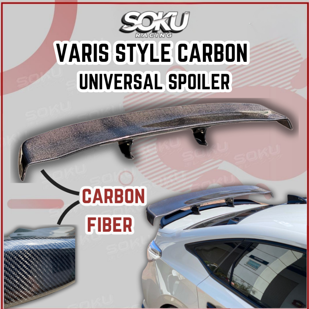 Varis Style Universal Carbon Fiber Spoiler Ori Look Racing GT Wing ...