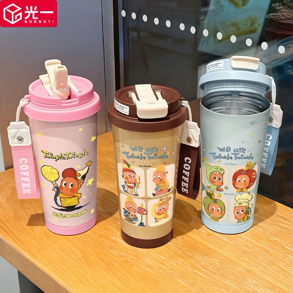 Pop Mart Twinkle Twinkle Thermos Flask Insulated Cup Cute Stainless ...
