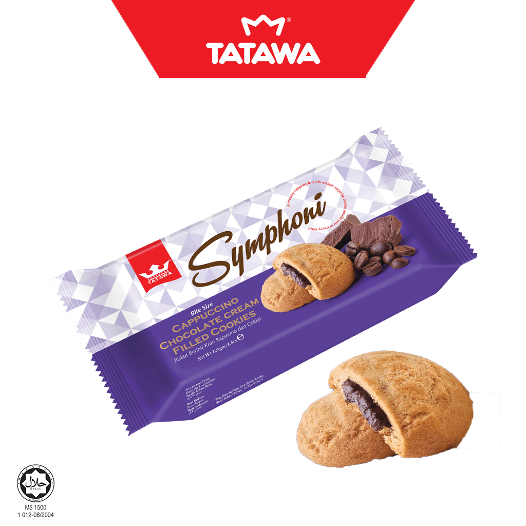 Tatawa Symphoni Biskut Berinti Krim Coklat Cappuccino [128g, 16 Keping ...