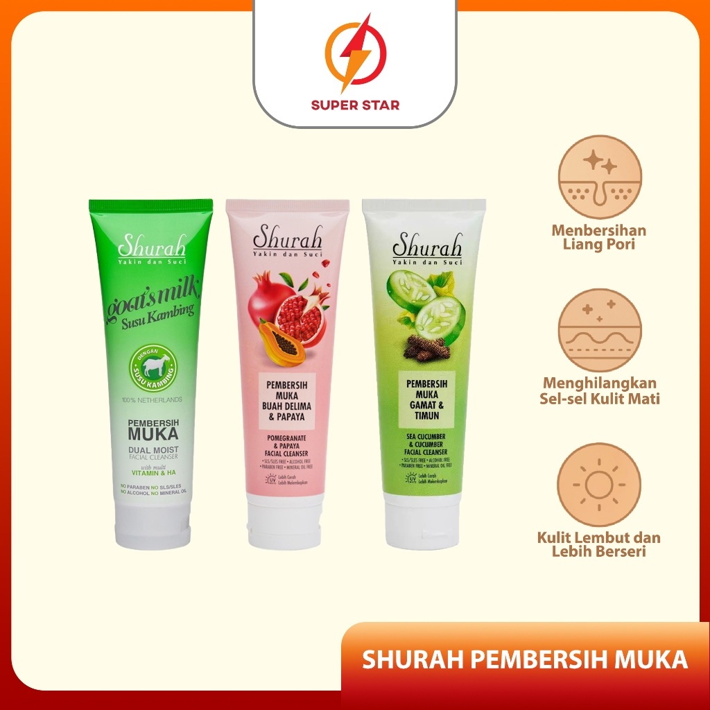 Shurah Pembersih Muka 100g | Shopee Malaysia