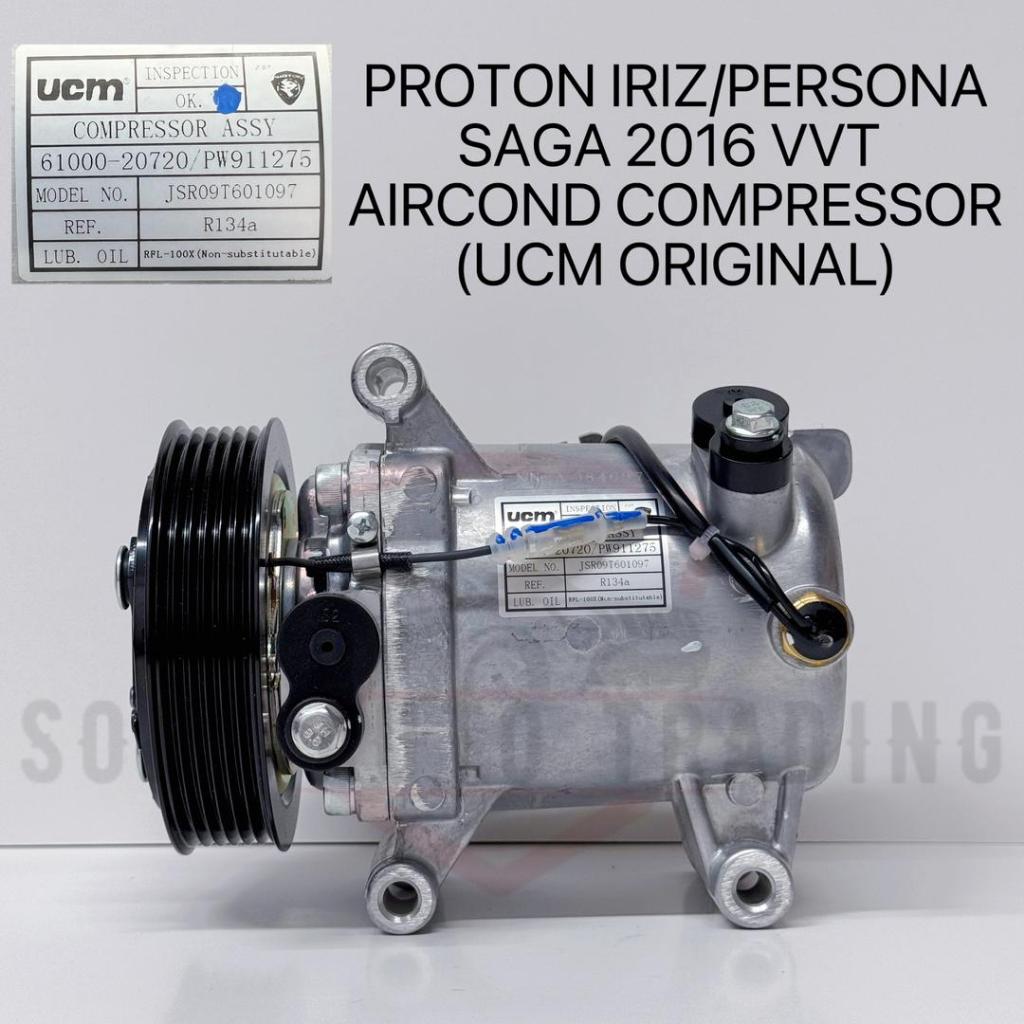 PROTON PERSONA/IRIZ/SAGA 2016 VVT AIRCOND COMPRESSOR (6PK)(UCM ORIGINAL ...