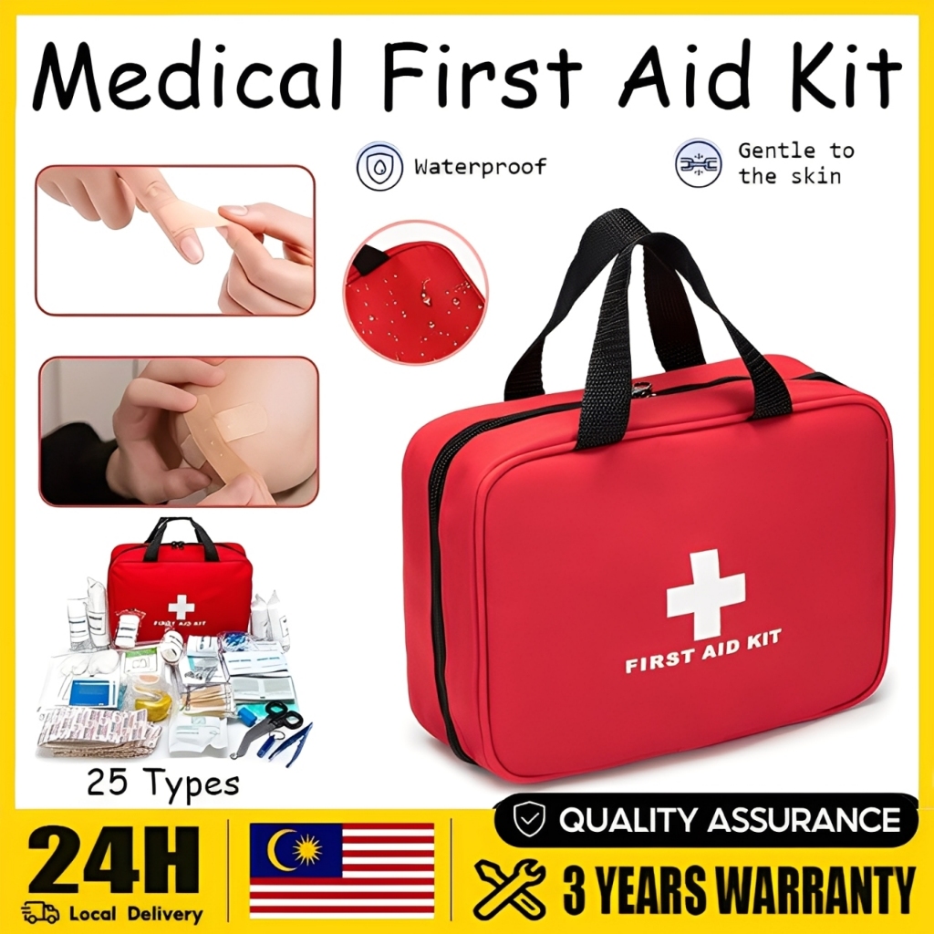 300PCS Portable First Aid Emergency Kit Camping Sport Travel Car Home ...