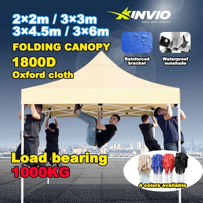 Night Market Canopy 2.2m/3.3m/3*4.5m/3*6m Folding Canopy White Rod ...