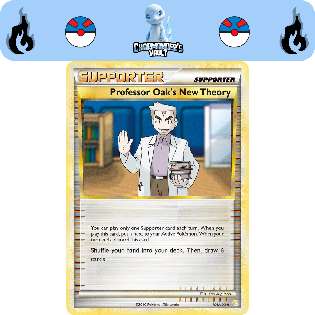 Professor Oak's New Theory #101/123 HeartGold SoulSilver Base Set ...
