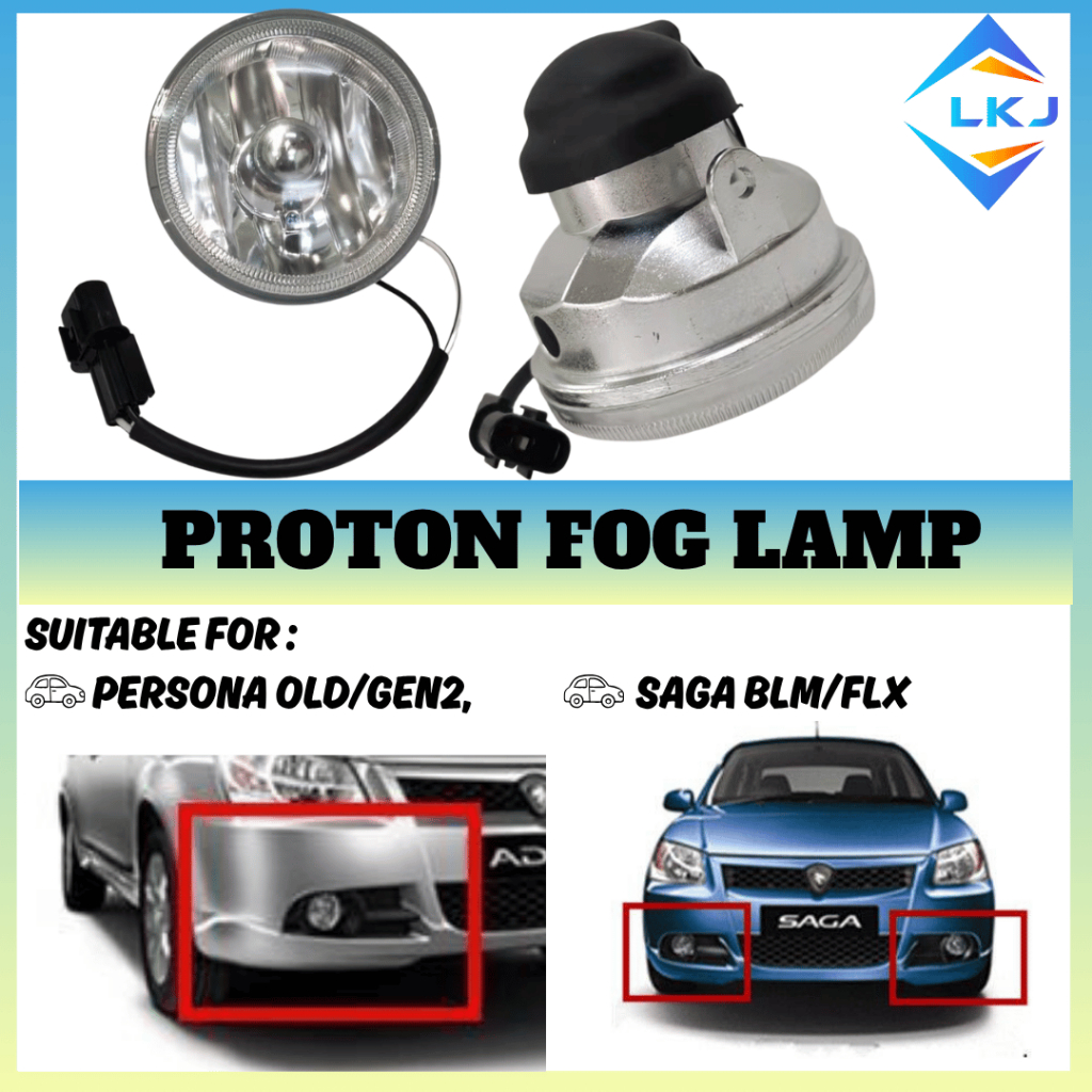 Proton Persona Gen2 Saga Blm Flx - Car Front Bumper Fog Lamp Sport ...