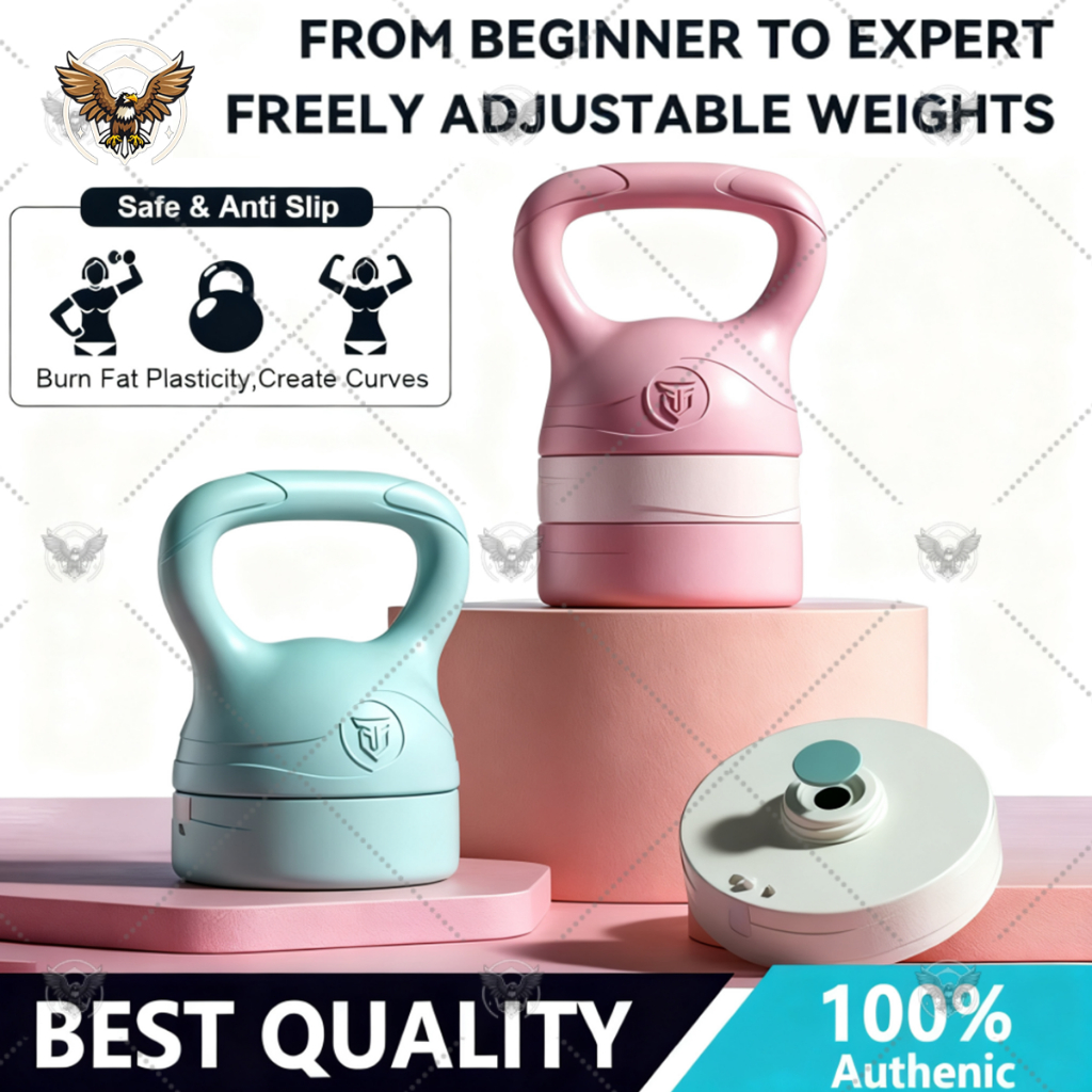 2.5KG/4KG/4.5KG/6KG Adjustable Kettlebells Strength Hit Beginner ...