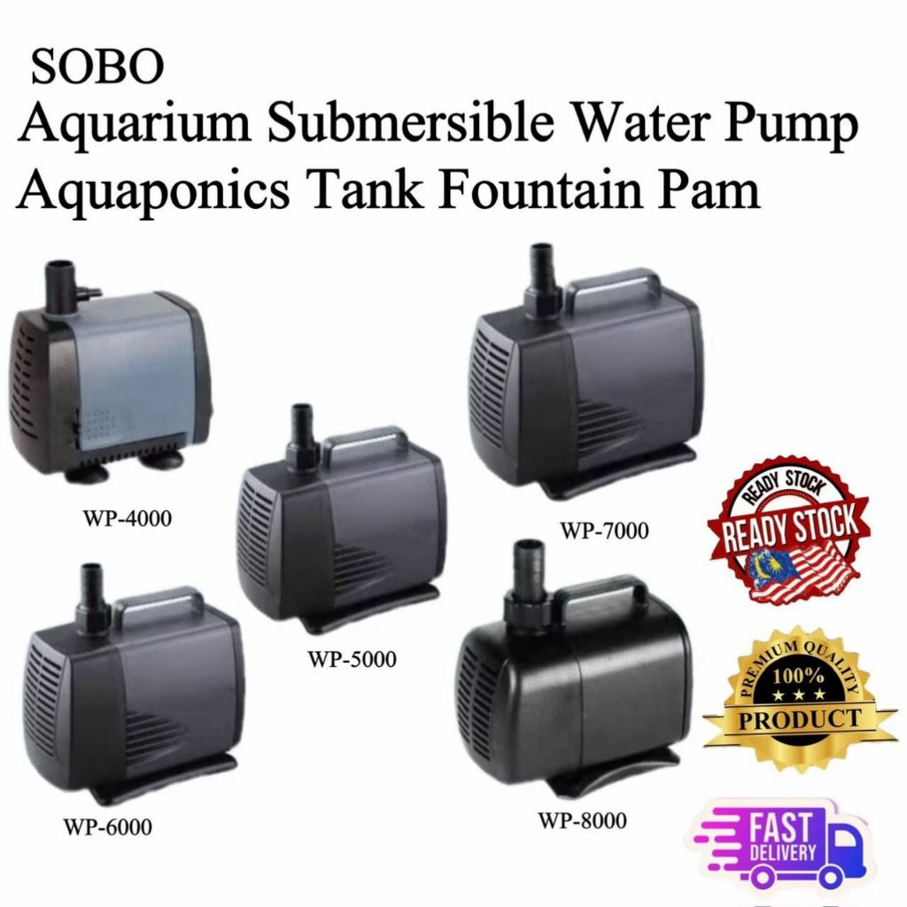 SOBO-Aquarium Submersible Water Pump WP-5000 WP-6000/WP-7000/WP-8000 ...