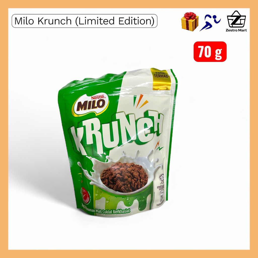 Milo Krunch | Limited Edition | 70g | Shopee Malaysia