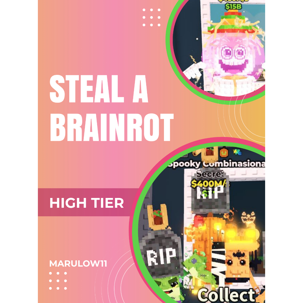 STEAL A BRAINROT in games | editon high tier | online and pc | Shopee ...