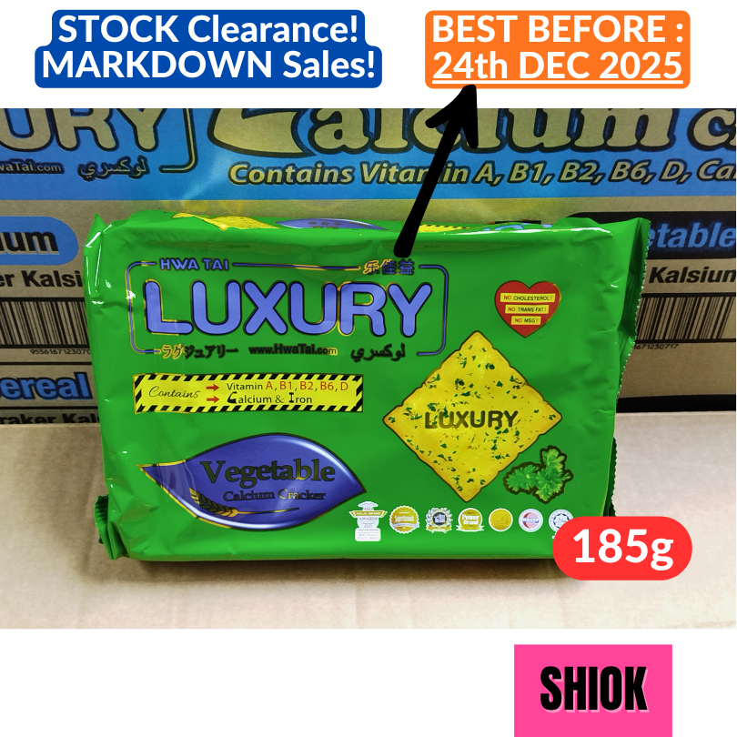 (CLEARANCE) (BestBefore: DEC 2025) HWA TAI LUXURY Vegetable Calcium ...