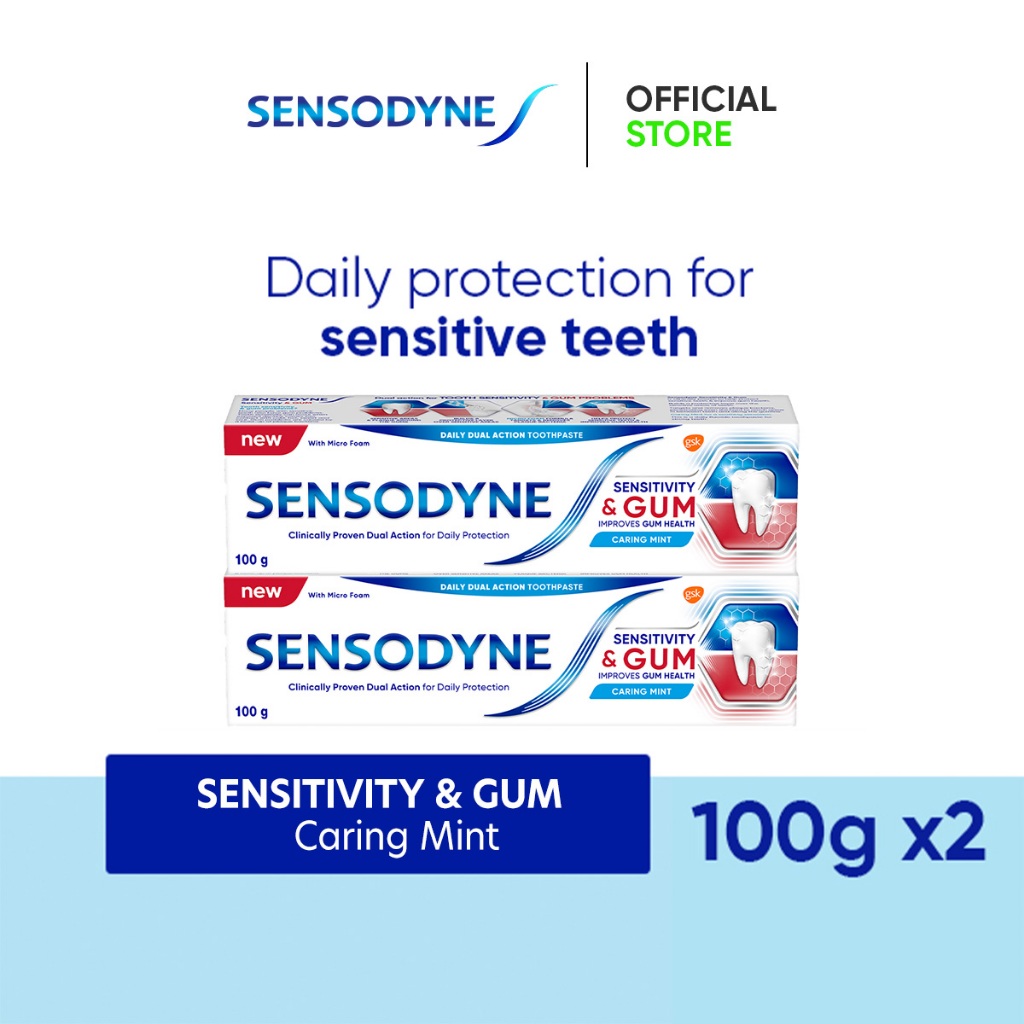 Sensodyne Sensitivity & Gum Sensitivity Relief & Improve Gum Health ...