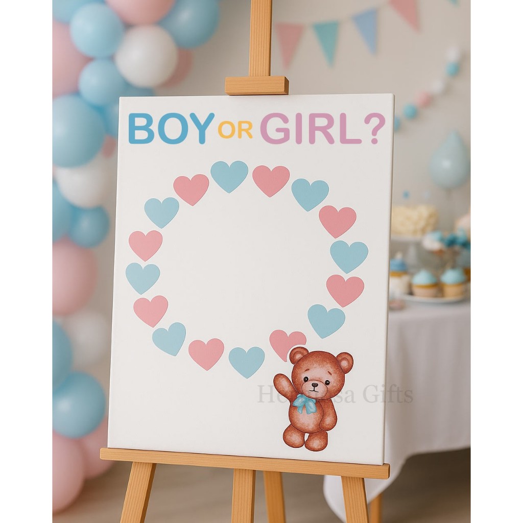 Gender Reveal Voting Board DIY kit | Shopee Malaysia