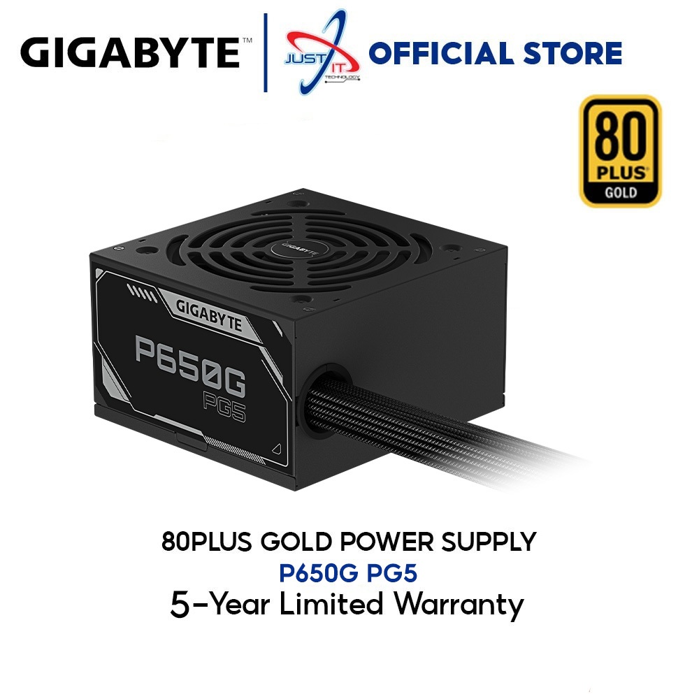 GIGABYTE P650G PG5 650W 80PLUS GOLD ATX3.1 PCIE5.1 POWER SUPPLY PSU ...