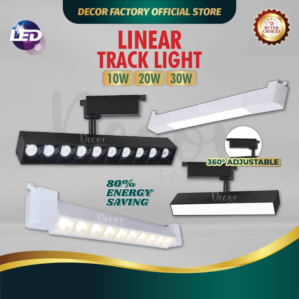 Linear LED Track Light 10W 20W 30W LED Spotlight Linear Light ...