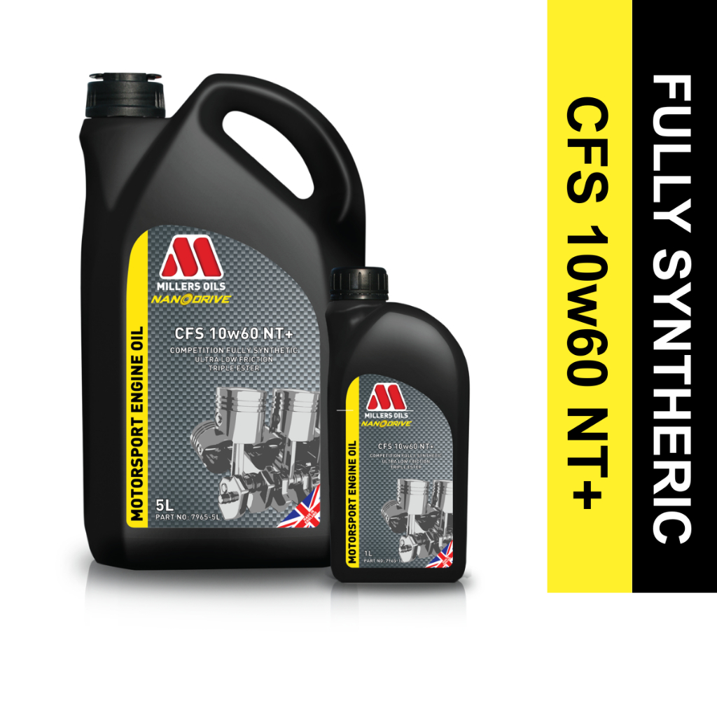 Millers Oils CFS 10W60 NT+ Nanodrive Competition Fully Synthetic Triple ...