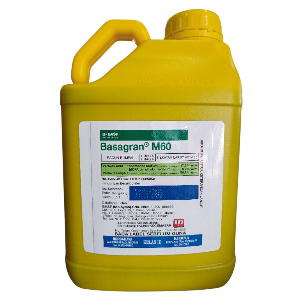 Basagran M60 Racun Keladi Agas 5 Liter | Shopee Malaysia