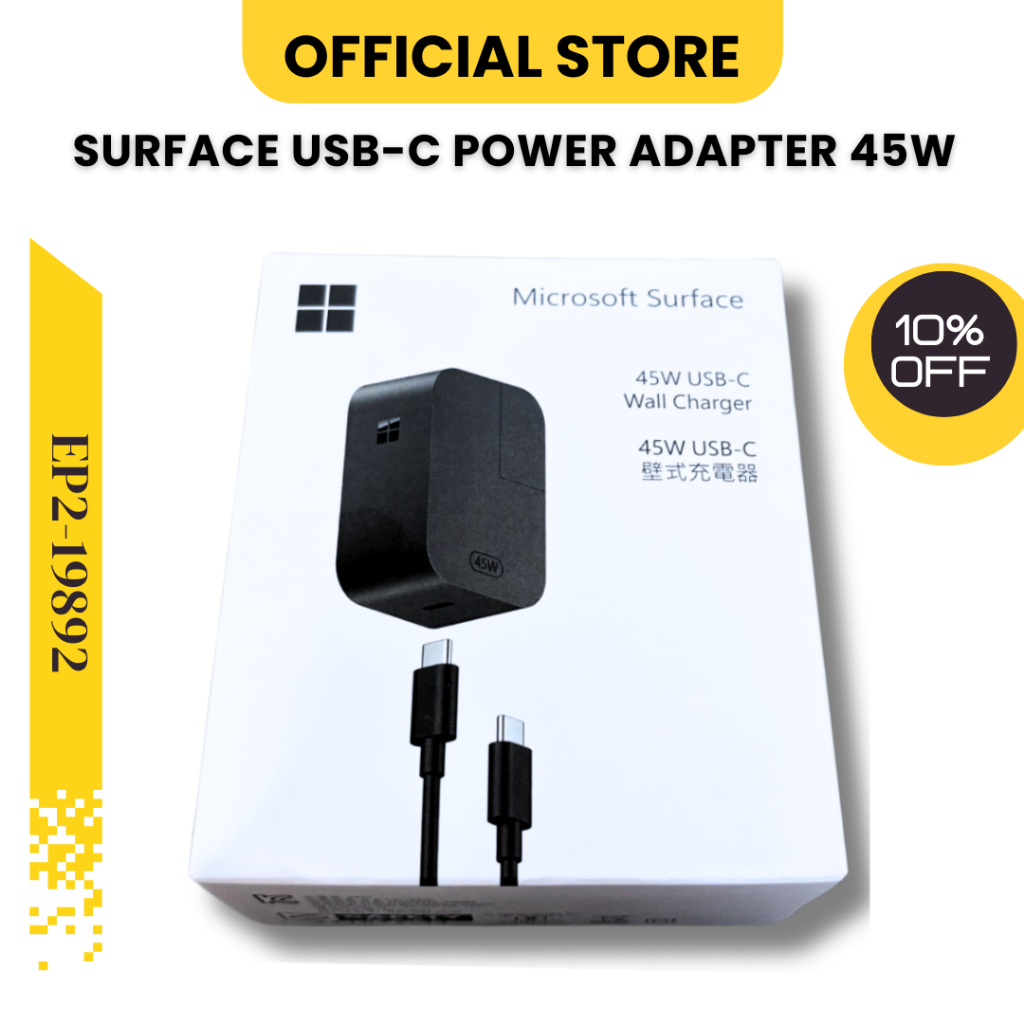 SURFACE USB-C POWER ADAPTER 45W (EP2-29815) | Shopee Malaysia